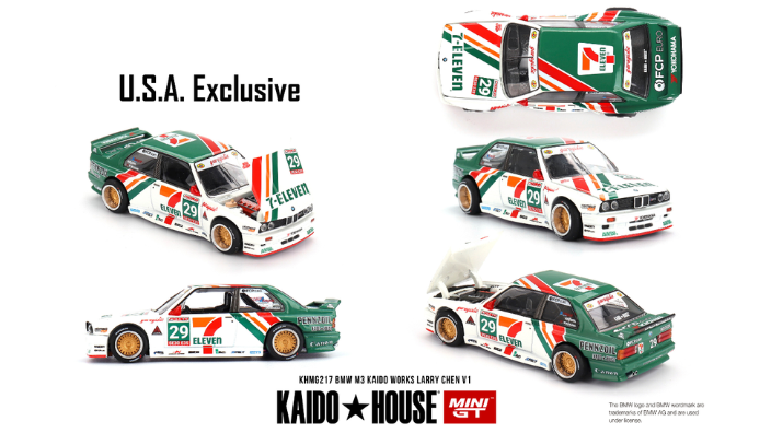 Kaido House - Mini GT: BMW M3 (E30) Kaido Works Larry Chen V1, USA Exc ...