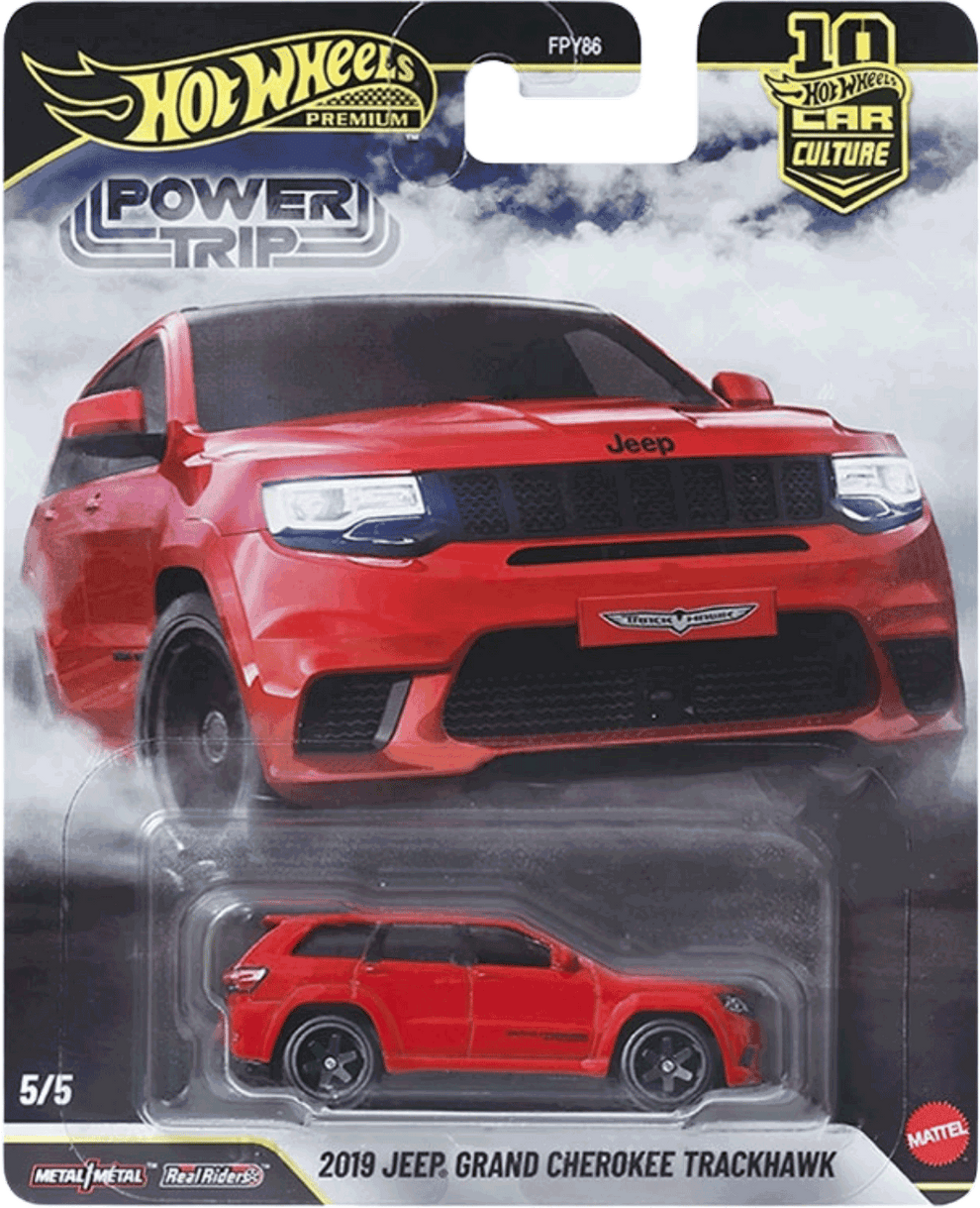 Hot Wheels 2026 Power Trip 2019 Jeep Grand Cherokee Trackhawk | 1:64 ...